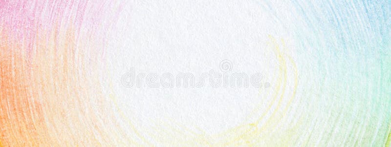 Color Pencil Rainbow Graphic Horizontal Background Stock Illustration ...