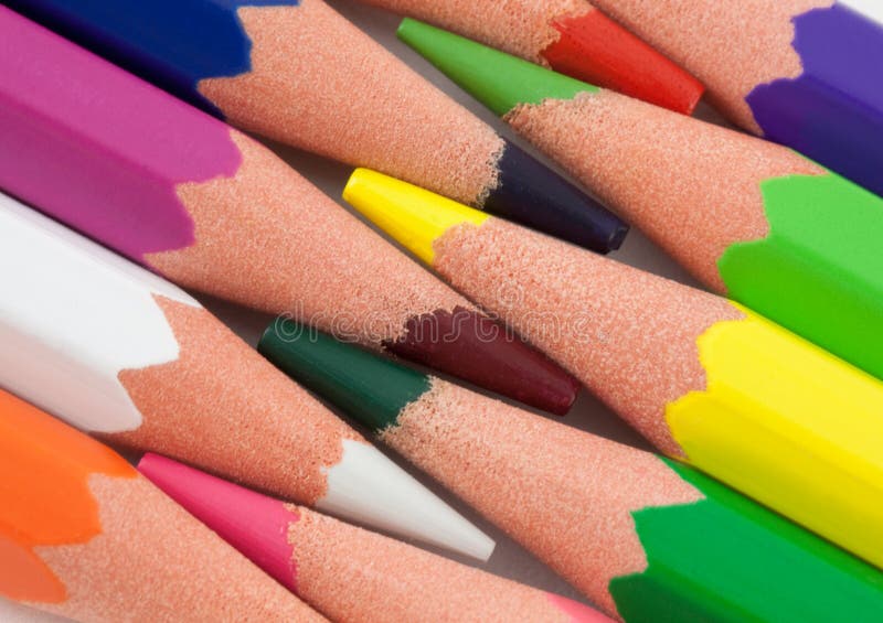 Color pencils stock photo. Image of sketching, close - 13164054