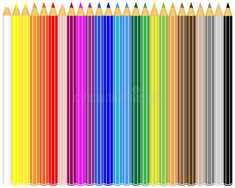 Color pencil barcode stock vector. Illustration of unique - 20027444