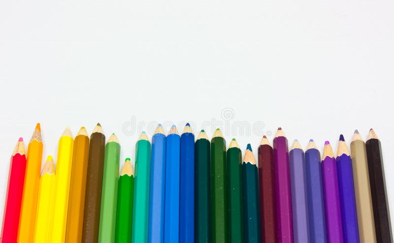 Colored Pencils (primary Colors) Stock Photo - Image of composition ...