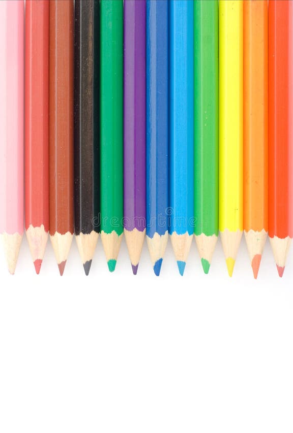 Color pencils stock image. Image of education, creativity - 3225331