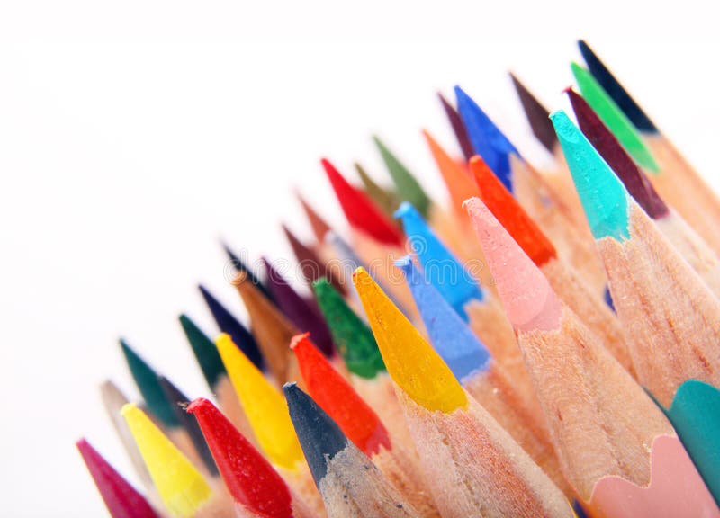 Color pencils stock image. Image of crayons, colored, copy - 4682045