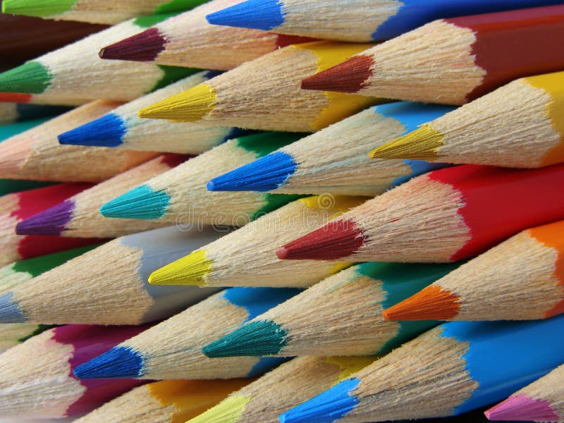 Color pencils stock image. Image of palette, cyan, craft - 9902559
