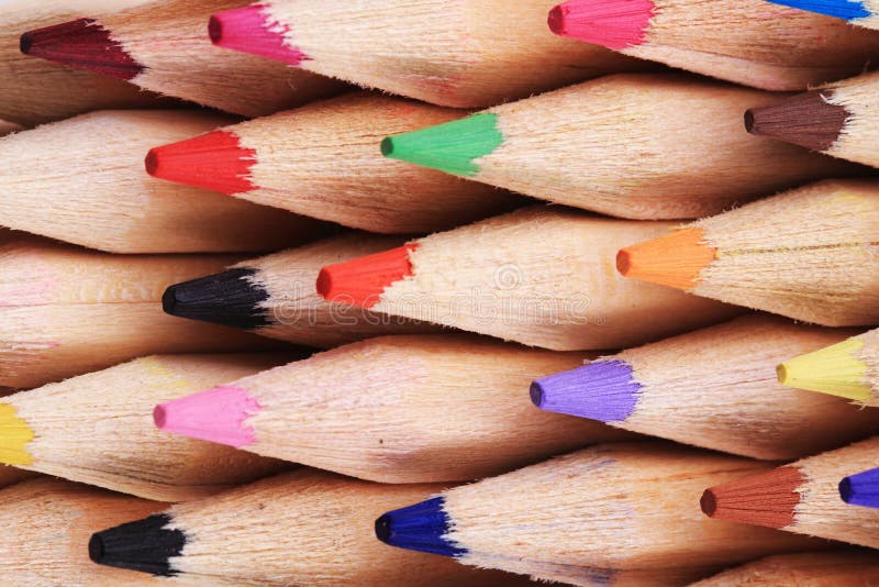 Color pencils details stock image. Image of used, blue - 68695857