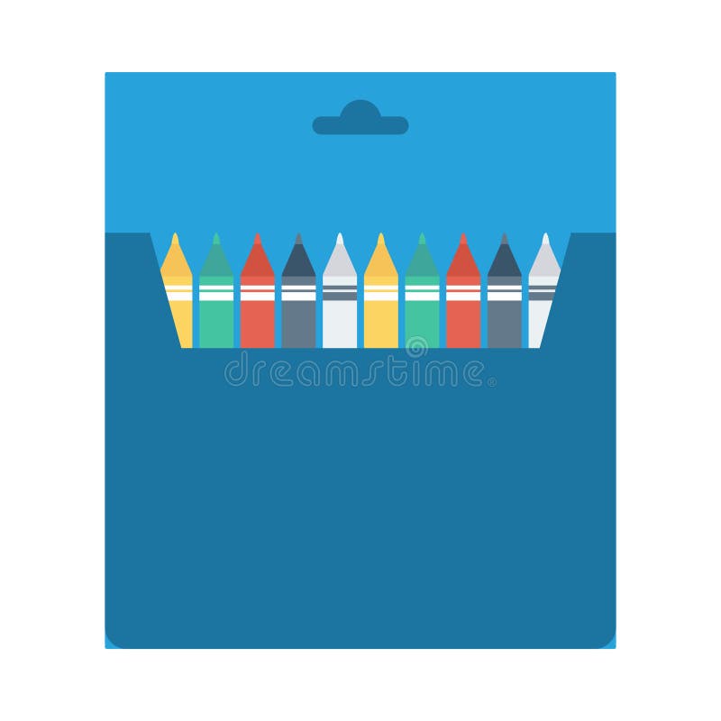 Color Pencils Icon stock vector. Illustration of pencils - 91482806