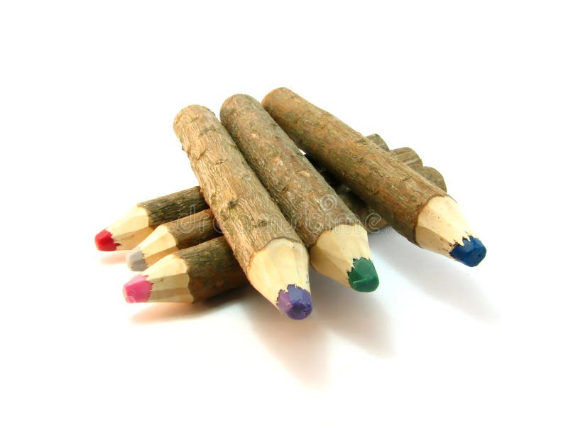 Log color crayons stock photo. Image of amish, pencils - 11251760