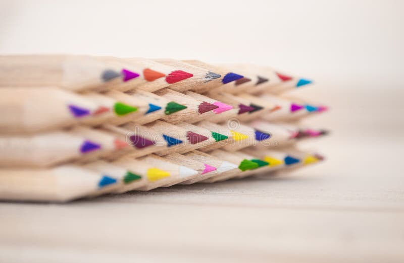 Color pencils stock photo. Image of element, isolated - 55163100