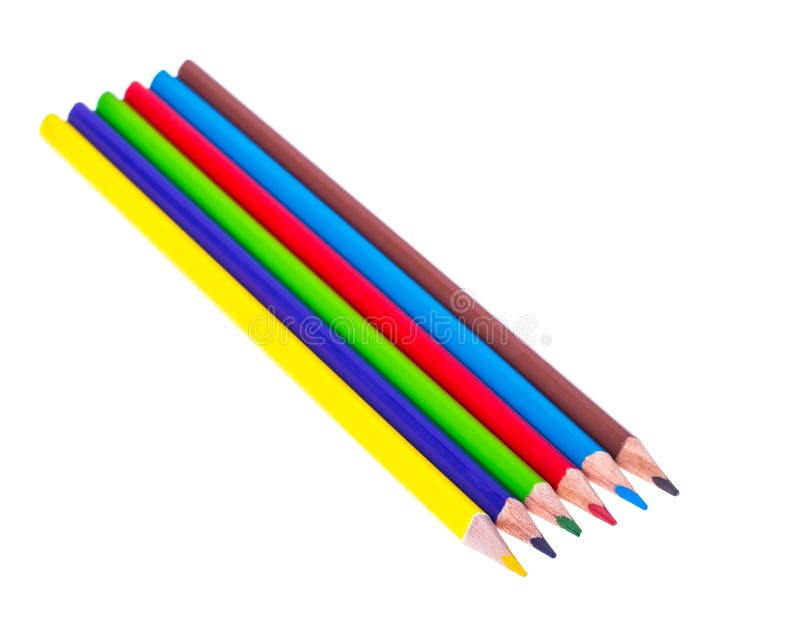 Color Pencils for School Creativity Stock Photo - Image of bright ...