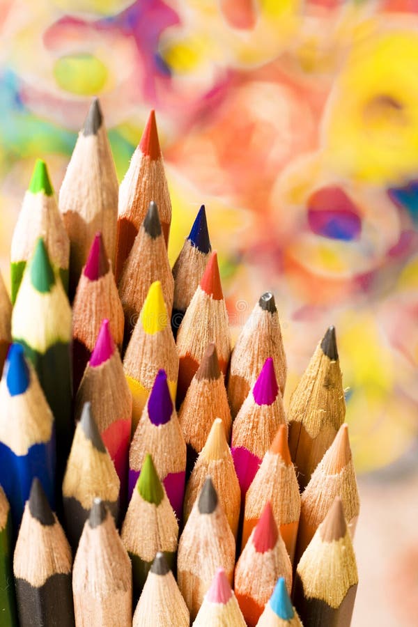 Color Pencils stock photo. Image of crayon, equipment - 7537148