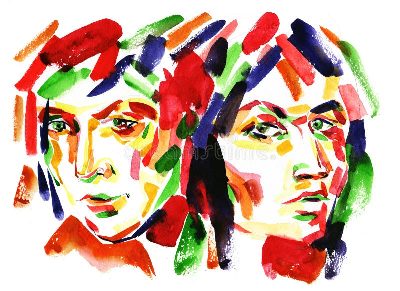 Color people stock illustration. Illustration of color - 23845433