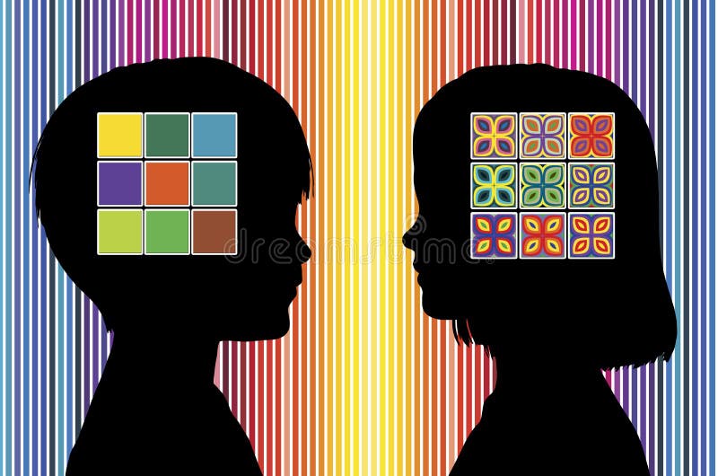 Different perception stock illustration. Illustration of symbol - 31331880