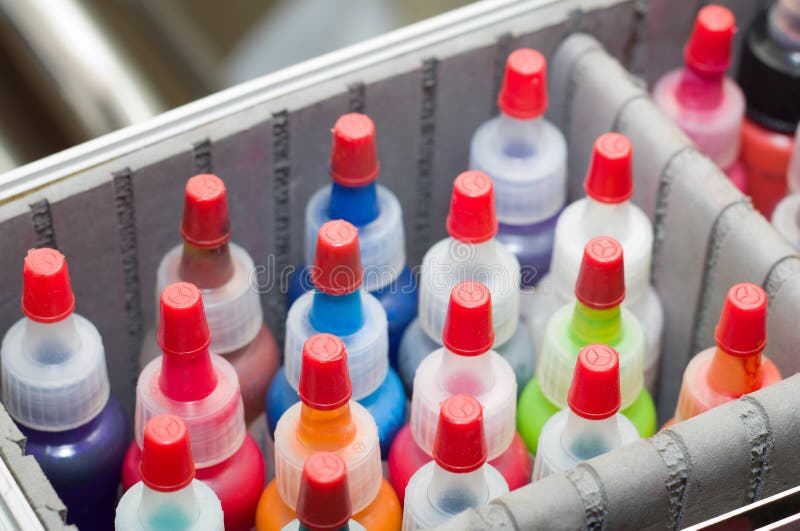 Color for a Permanent Makeup Stock Photo - Image of group, cosmetics ...