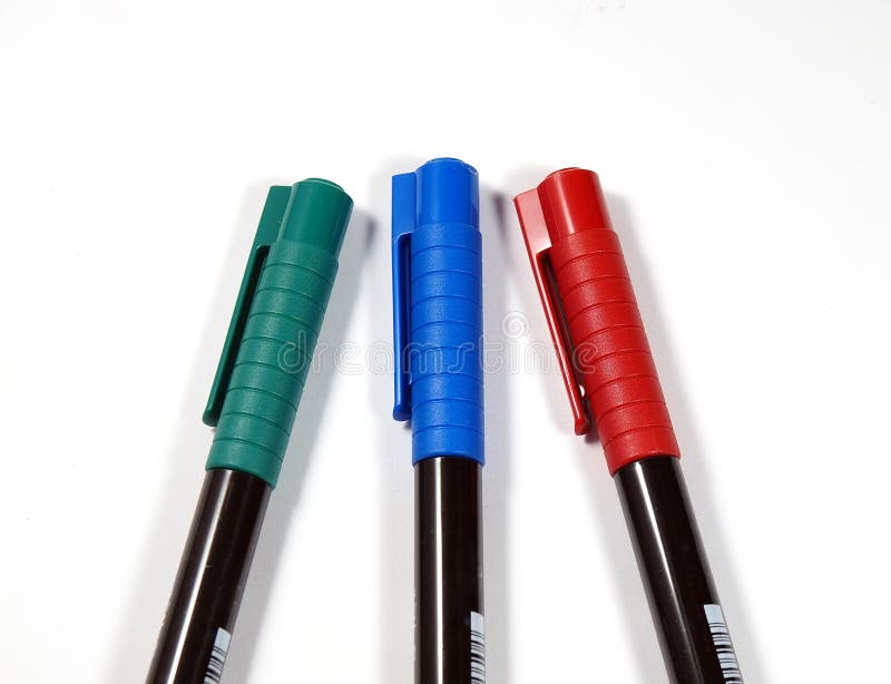 Color permanent pen stock image. Image of draw, write - 28055171