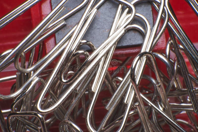 Color Photo Paper Clips. with Colored Objects Stock Photo - Image of ...
