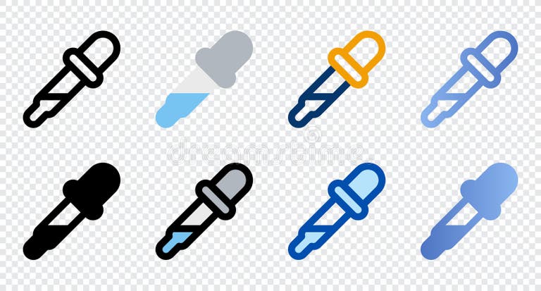 Color Picker Icons in Different Style. Color Picker Icons. Different ...