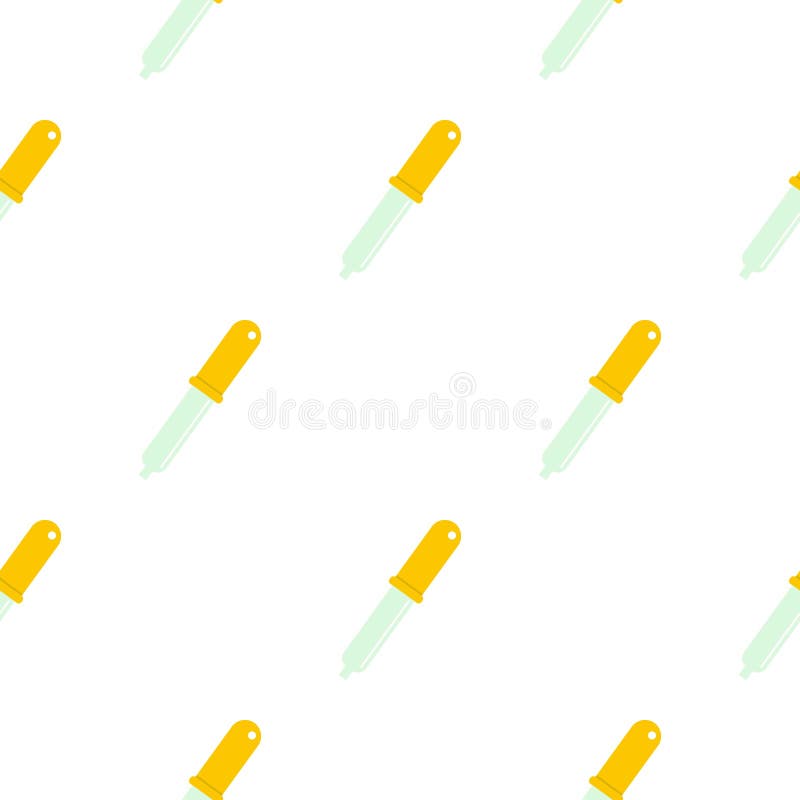 Color Picker Pipette Pattern Seamless Stock Vector - Illustration of ...