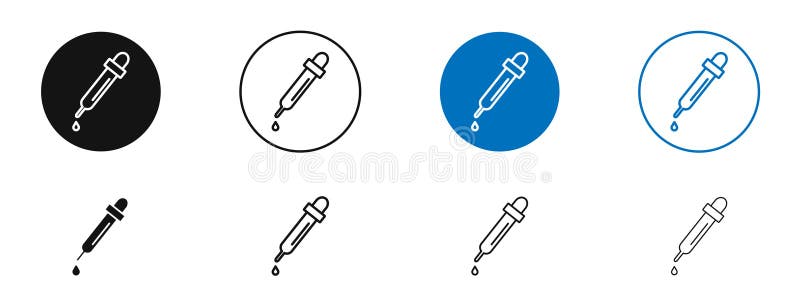 Color Picker Icon Simple Vector Symbol Stock Vector - Illustration of color, visual: 340280385