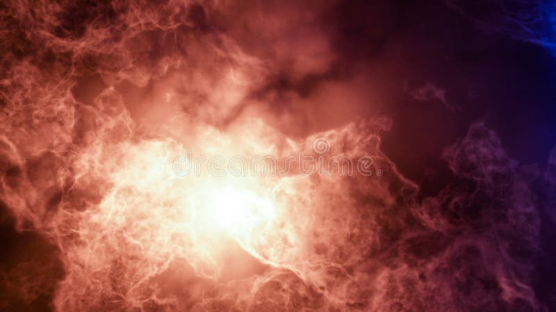 Color Picture of the Galaxy, Multicolored Nebula Stock Illustration ...
