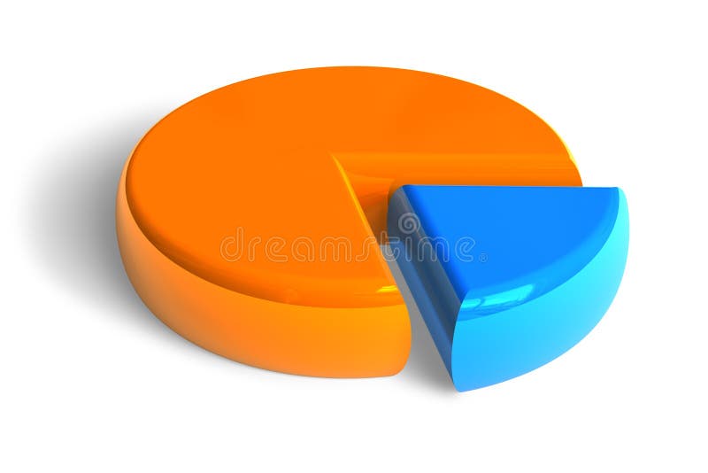 Color pie chart stock illustration. Illustration of glossy - 11681872