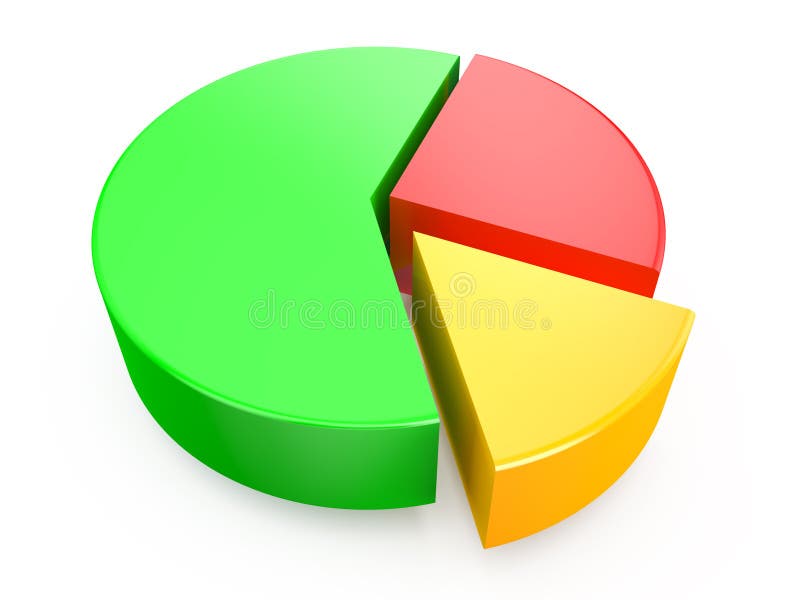 Color pie chart 2 stock illustration. Illustration of chart - 48717913