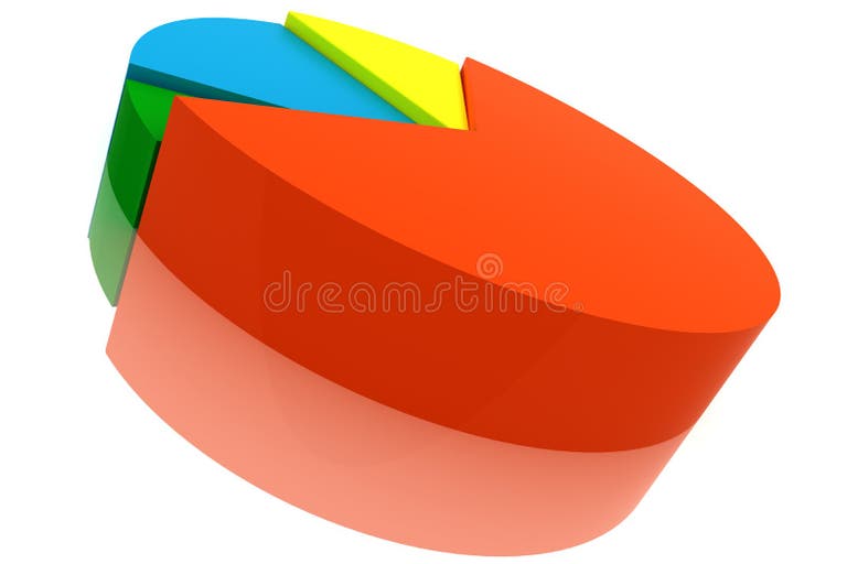 Color Pie Diagram stock illustration. Illustration of ideas - 17882043