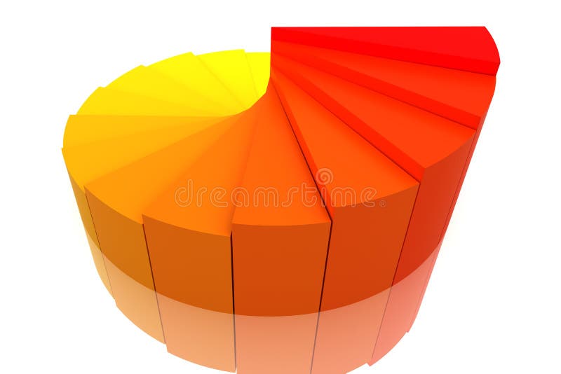 Color Pie Diagram stock illustration. Illustration of forecasting ...