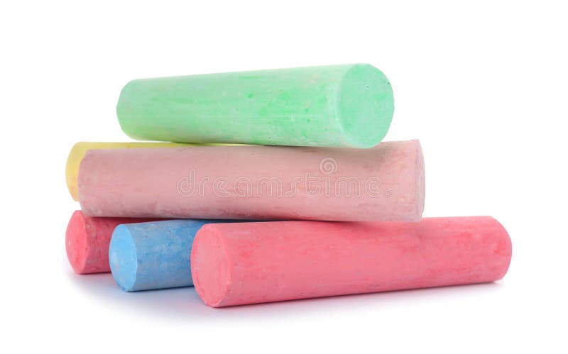 Color pieces of chalk stock image. Image of sticks, object - 121162213