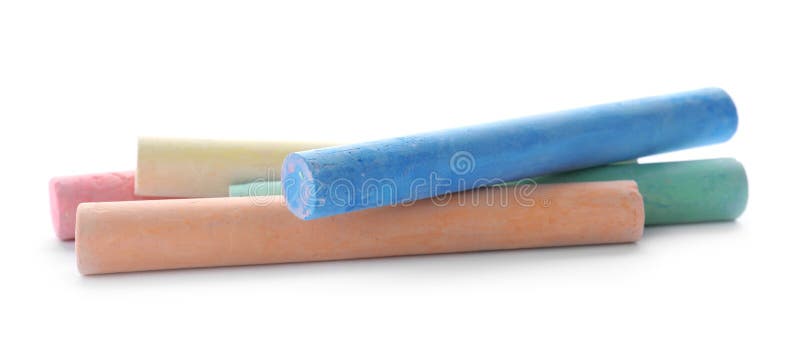 Color Pieces of Chalk on Background Stock Image - Image of pieces ...