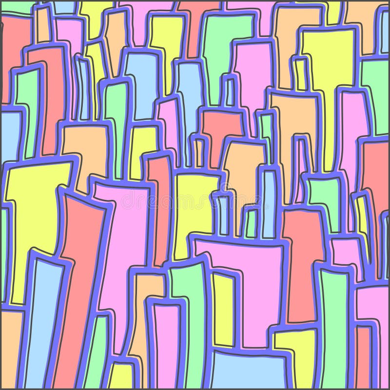 Color pieces cover stock vector. Illustration of cover - 37351975