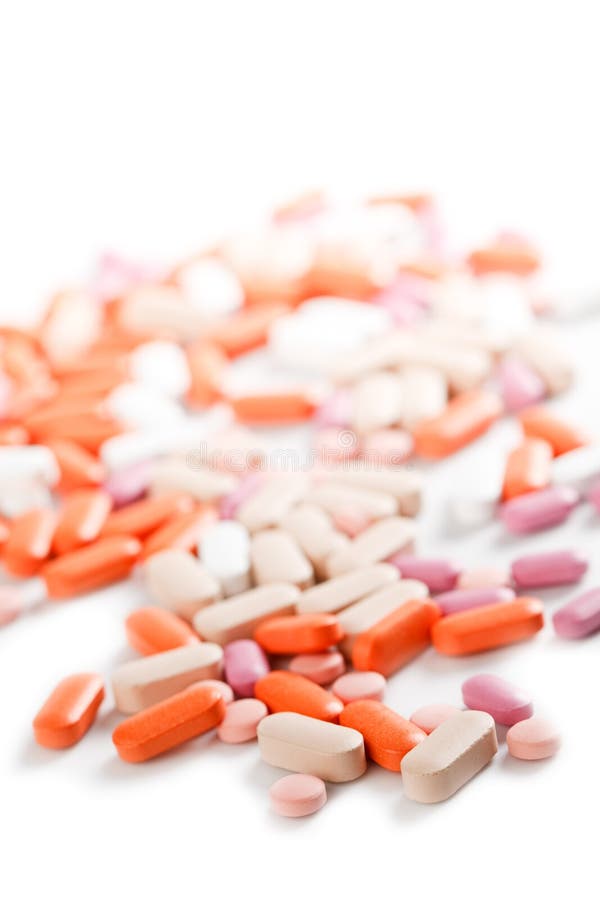 Color pills stock image. Image of narcotic, doctor, healthcare - 13264093