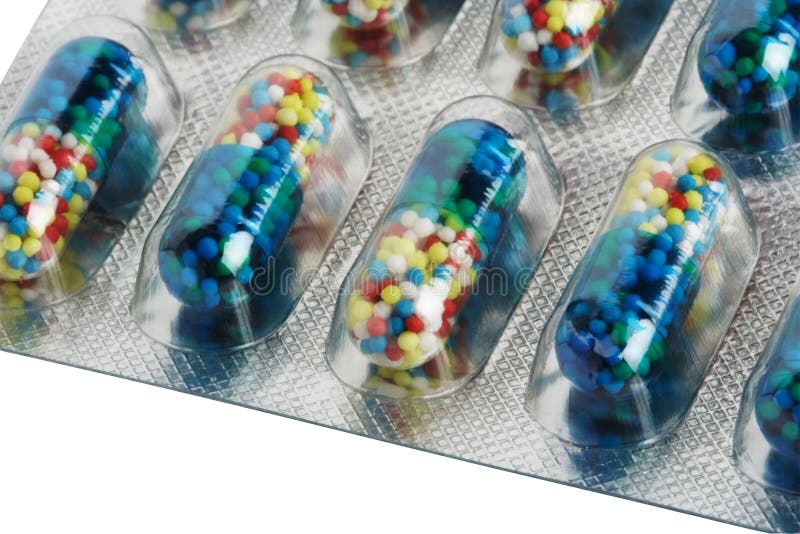 Color pills stock image. Image of objects, painkiller - 3439253