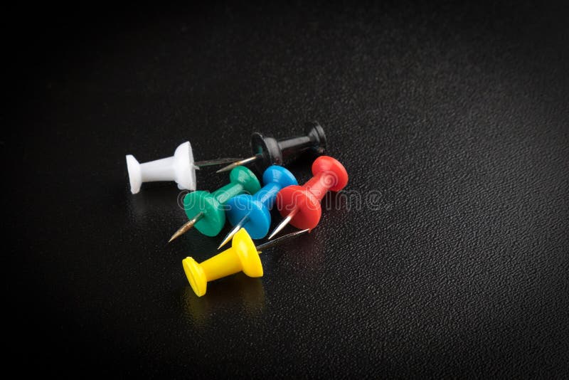 Color pins stock image. Image of attach, drawing, message - 54593925