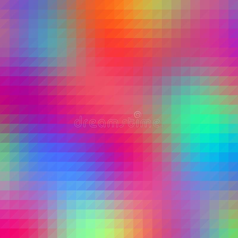 Color Pixel Background. Abstract Illustration. Eps 10 Stock Vector ...