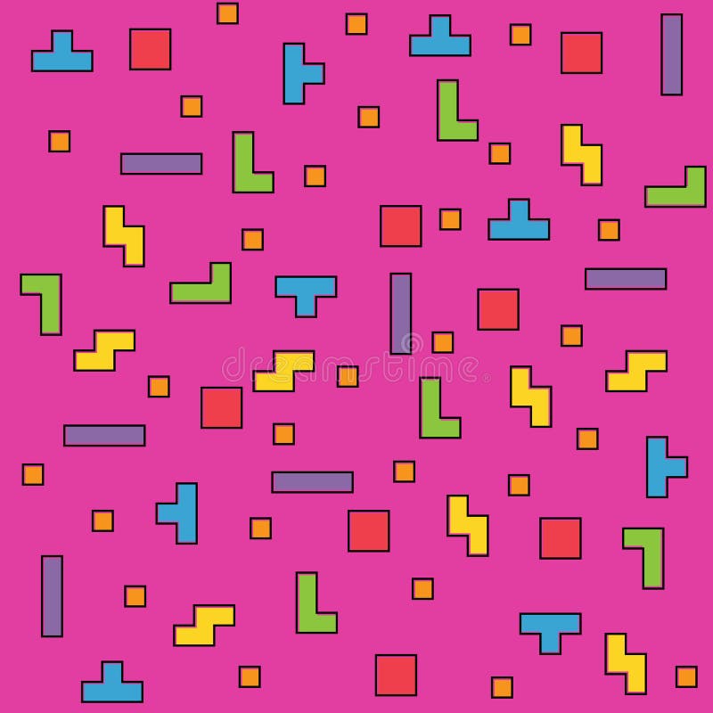 Color Pixel Design Pattern, Puzzle Style Pattern , Logic Fun Game ...