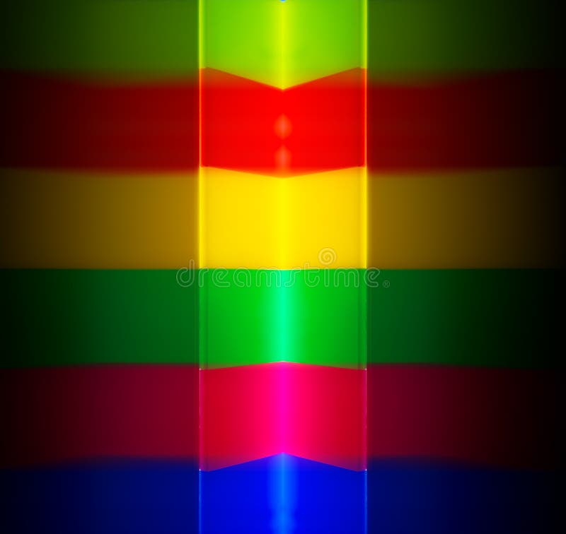 Color Plastic Shape Plexiglas Backlit with LEDs Stock Image - Image of ...