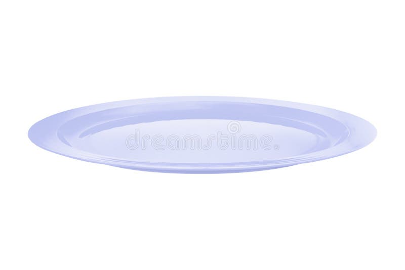 Color Plastic Tray Salver Isoleted on White Stock Image - Image of ...
