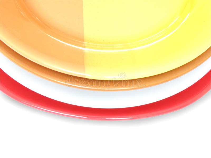 Color plates stock image. Image of dining, luxury, diner - 12244673