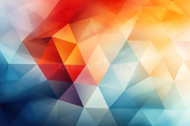 Color Play - Geometric Harmony in Dynamics Stock Illustration ...
