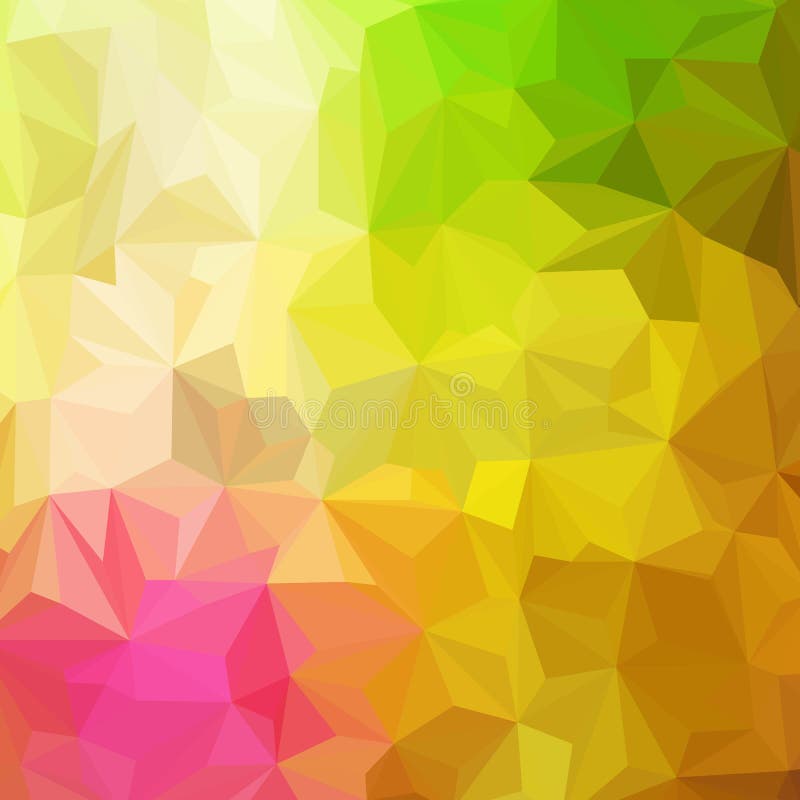 Color Polygonal Illustration Background. Low Poly Style. Eps 10 Stock ...