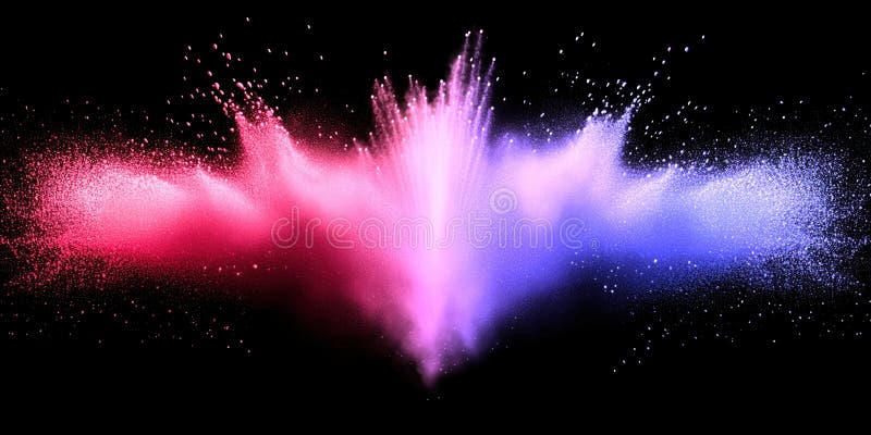Color Powder Explosion with Vibrant Abstract Motion Stock Photo - Image ...