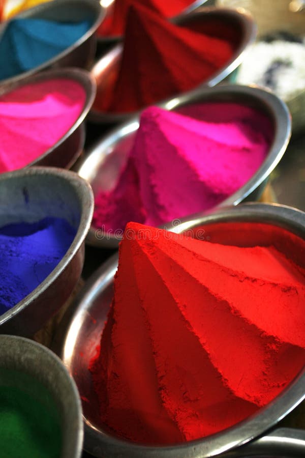 Colors of India stock image. Image of powder, street - 16036941