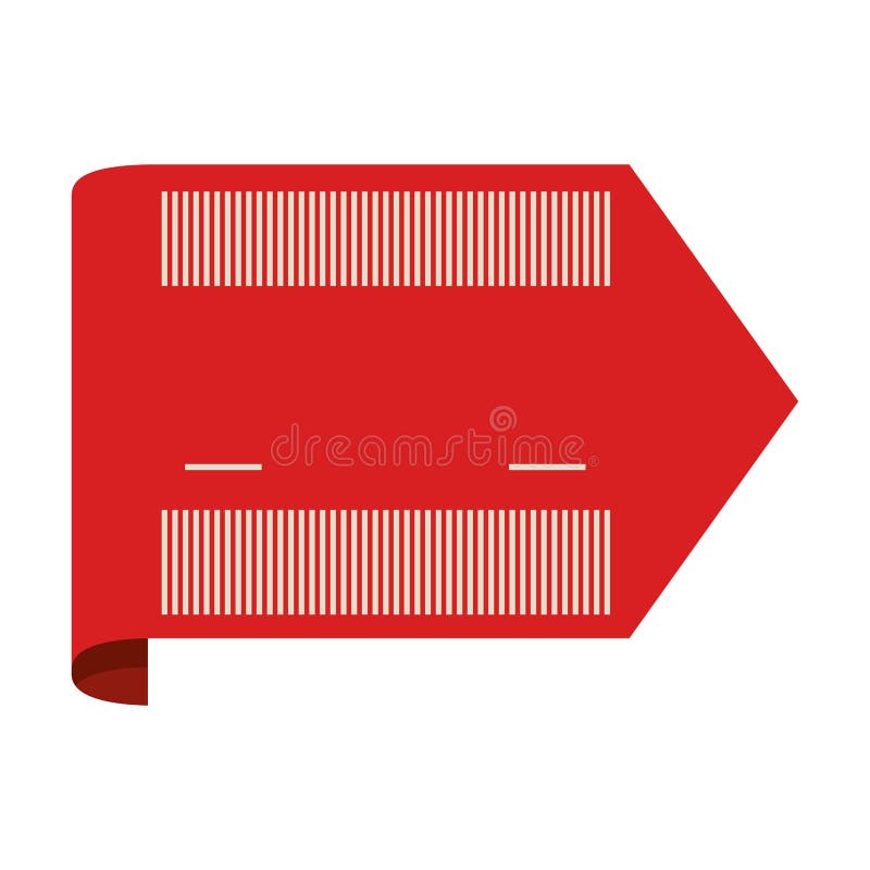 Color Price Tag with Right Side with Triangular Shape Stock Vector ...