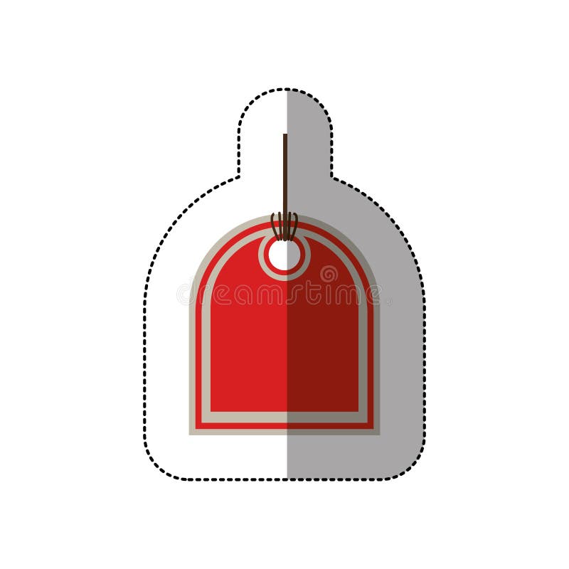 Color Price Tag Sticker with Middle Shadow with Side Oval Shape Stock ...