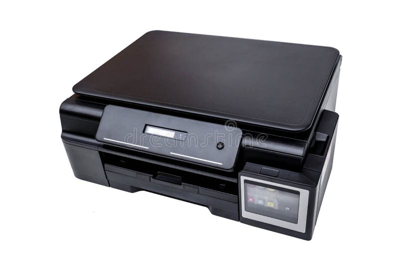 Color printer stock image. Image of black, isolated, equipment - 94831841