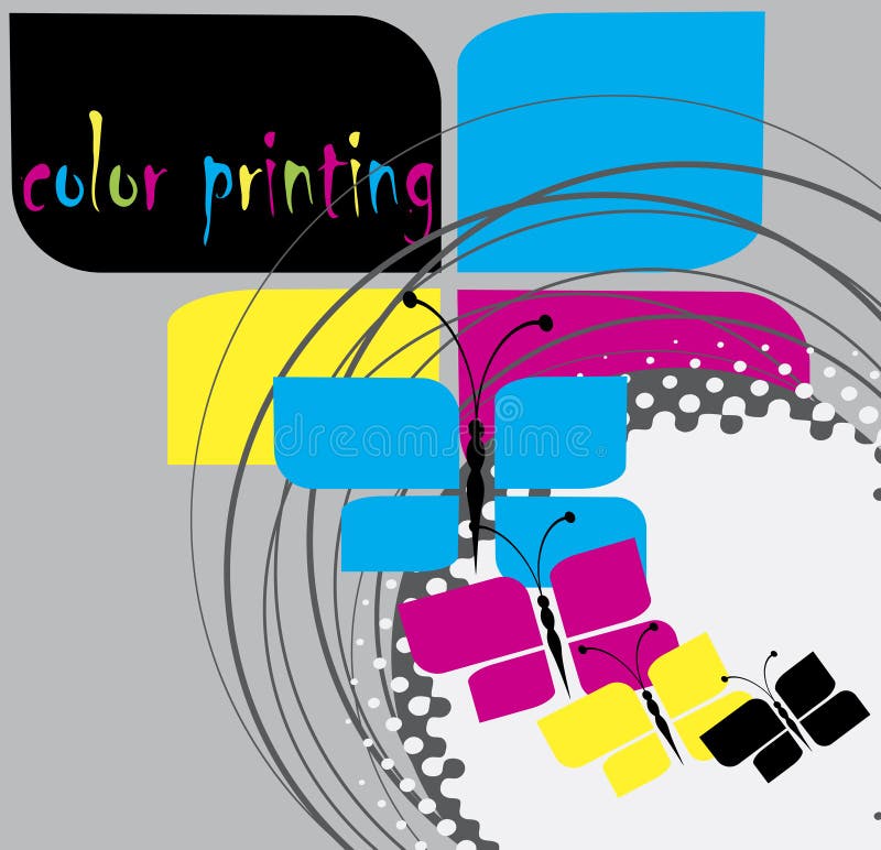 Color Printing stock vector. Illustration of press, abstract - 31823880