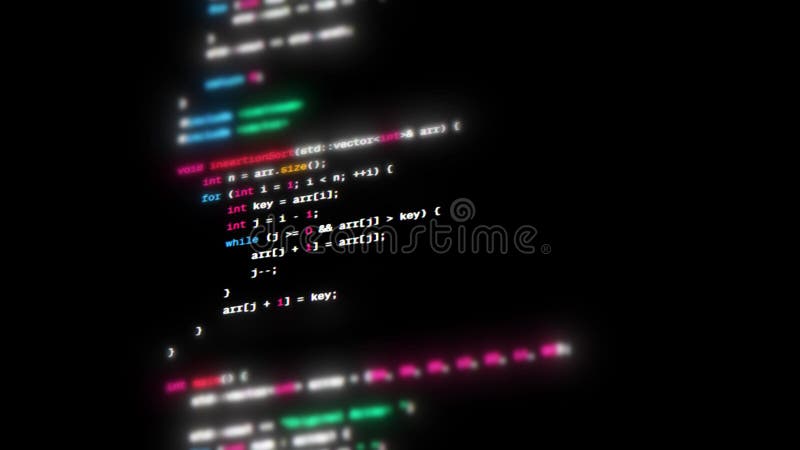 Color Programmer Coding Run Source Database Developer Stock Video - Video of computing ...