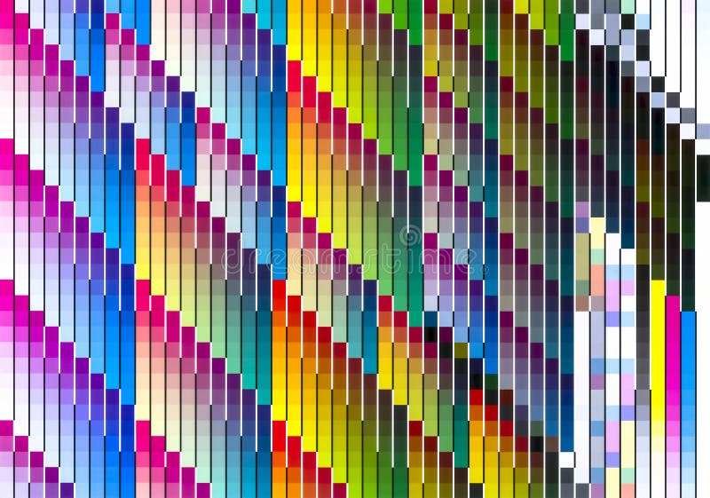 Color Chart of printer stock illustration. Illustration of color ...