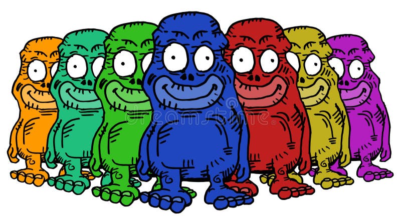 Color puppets stock vector. Illustration of child, colorful - 22936273