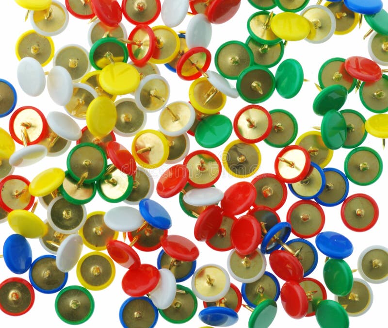 Color pushpin stock photo. Image of blackboard, marketing - 3859076