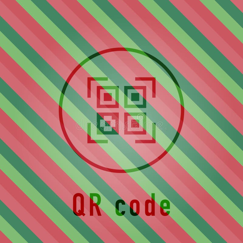 Color QR Code Icon. Stroke Outline Style Stock Vector - Illustration of ... Color QR Code Icon. Stroke Outline Style Stock Vector - Illustration of ...